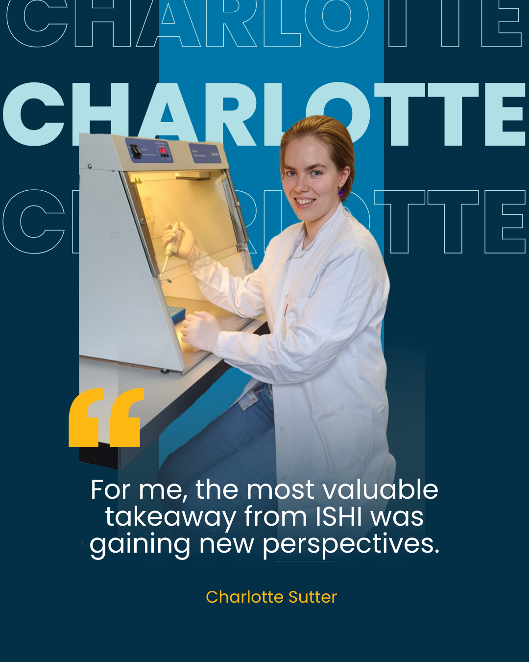 In Their Own Words: Charlotte Sutter Reflects on Her ISHI Experience as ...